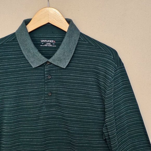 UNTUCKit | Shirts | Untuckit Ls Polo L | Poshmark